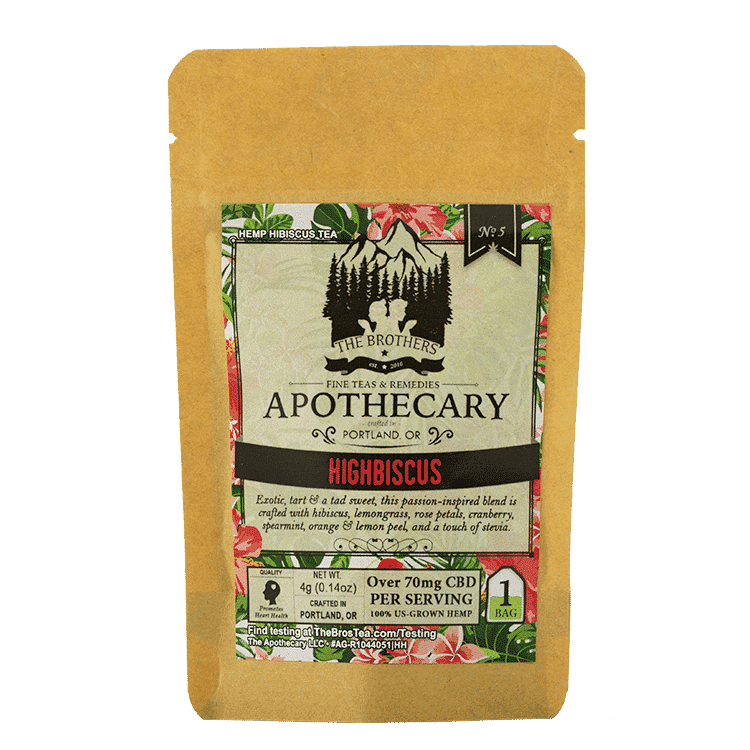 Highbiscus CBD Tea | CBD Hibiscus Tea | The Brothers Apothecary