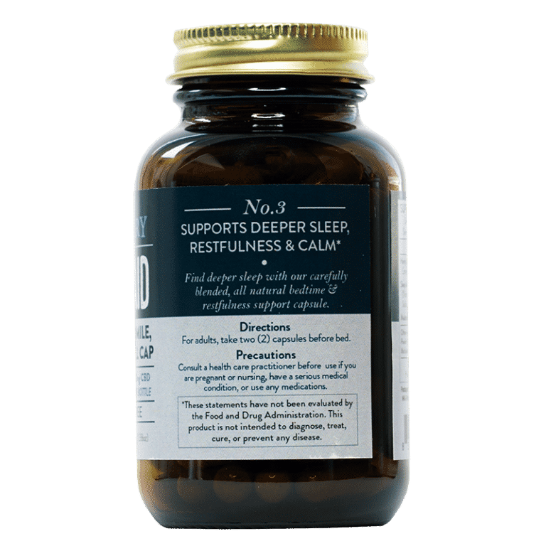 Sleep Aid | Valerian + CBD Capsules | The Brothers Apothecary