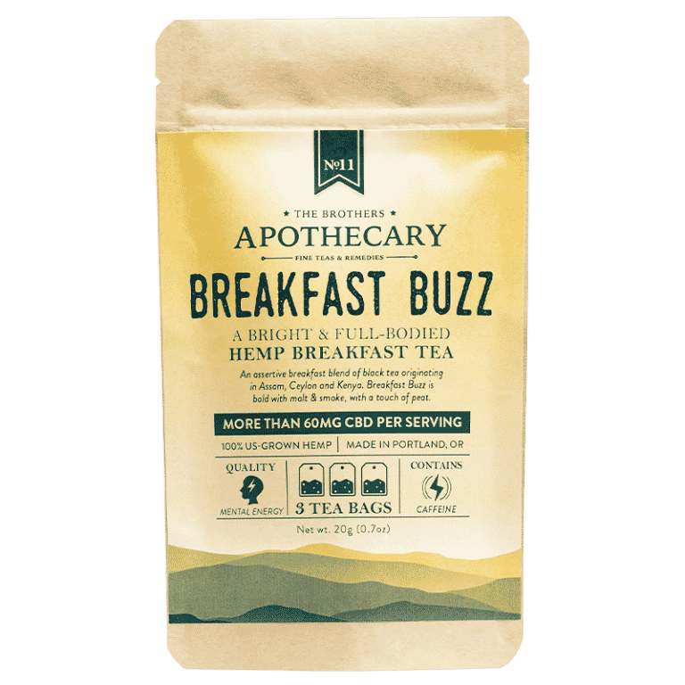 Breakfast Buzz | Breakfast CBD Tea | The Brothers Apothecary