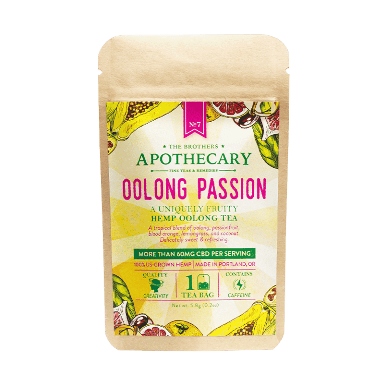 Oolong Passion CBD Tea | CBD Oolong Tea | The Brothers Apothecary