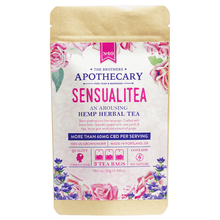 Sensualitea | CBD Rose Tea | The Brothers Apothecary