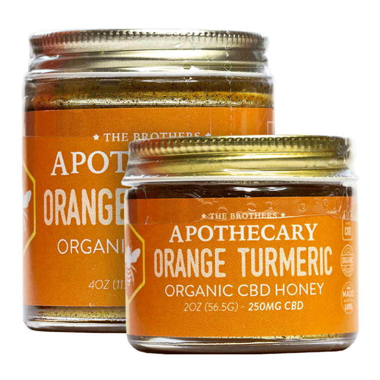 Orange Turmeric | CBD Honey | The Brothers Apothecary